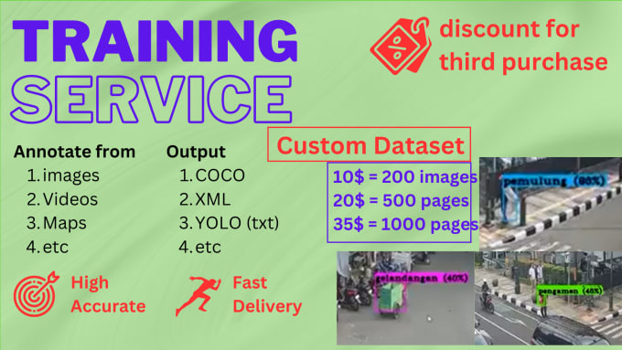Train yolo custom object detection model by Figoagil | Fiverr Train yolo custom object detection model by Figoagil | Fiverr