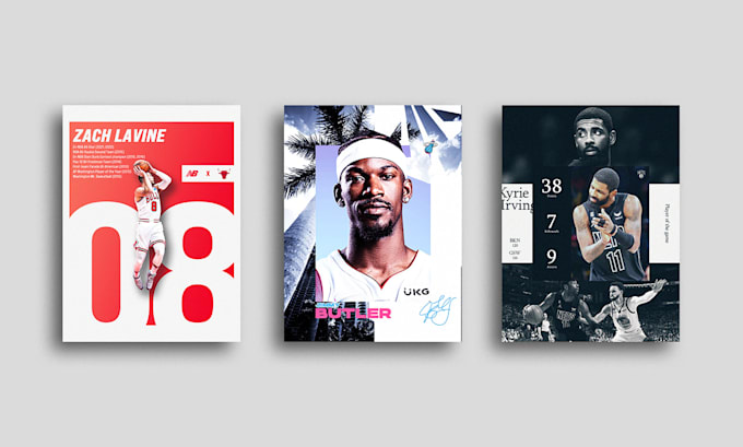 Create professional sports poster designs by Skimberr | Fiverr