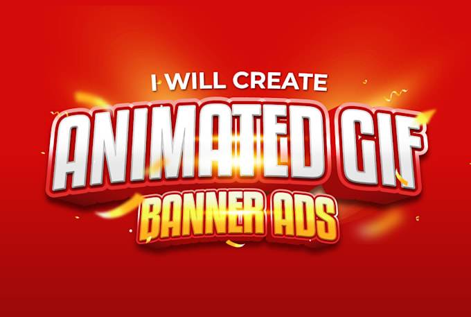 Make an animated gif banner by Myselfrobiul | Fiverr