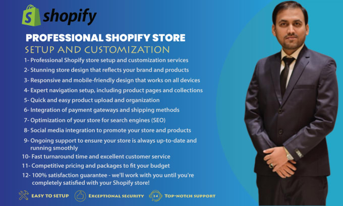Do setup professional shopify store and customization by Umairriaz4u | Fiverr