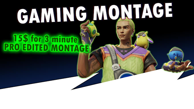 Professionally edit a gaming montage for youtube by Kwihad | Fiverr