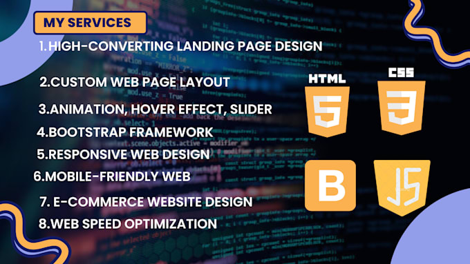 Do html5 css3 web programming and editing by Sadiasadaqat598 | Fiverr