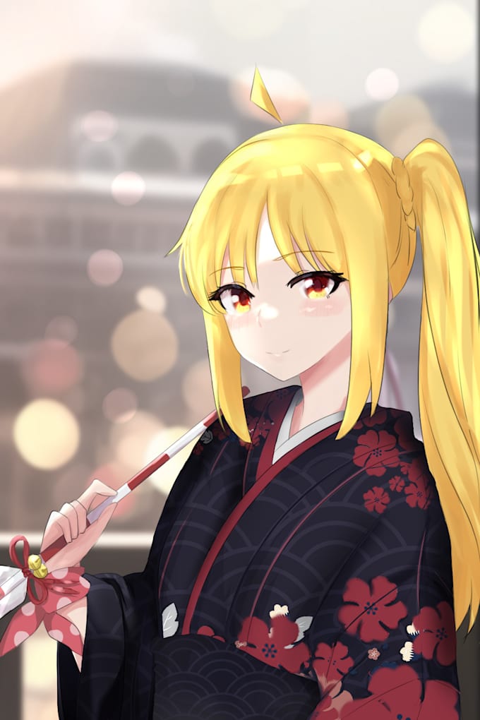 Draw anime character, original character, fan art for you by ...