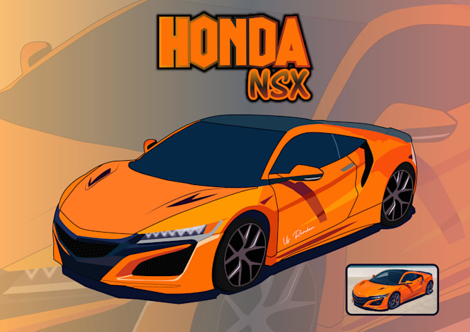 Create a detailed design car vector illustration in 2 days by Ujgraphic ...