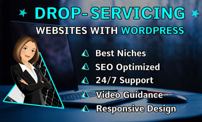 Create profitable and professional drop service website by Khansalatif6677 | Fiverr