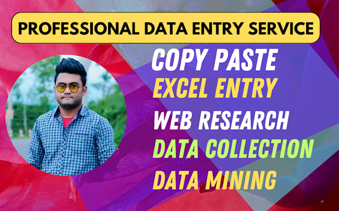 Do data entry copy paste typing by Khanasif_946844 | Fiverr