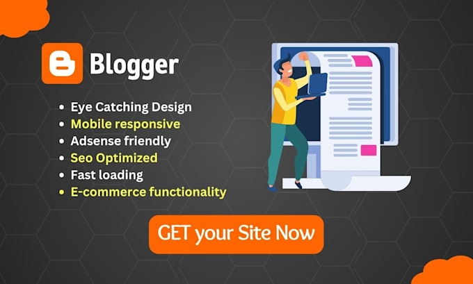 Install, customize, design, seo friendly google blogger blogspot theme by Anis124 | Fiverr