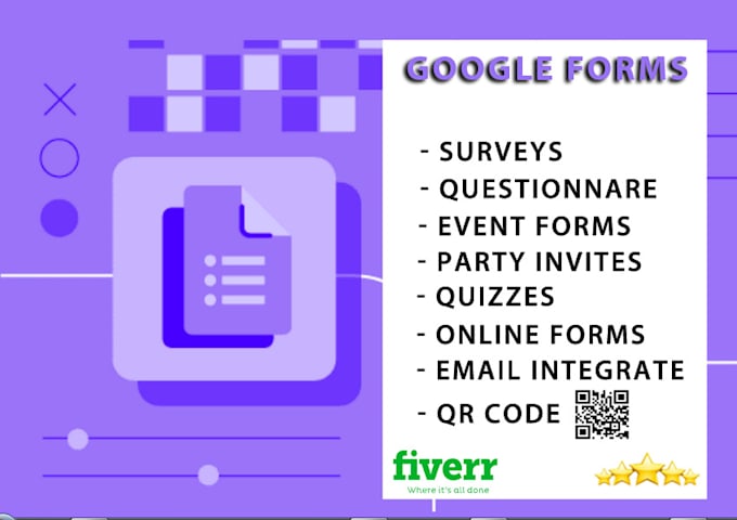 Create expert level google forms questionnaire with qr code by Madi_boi ...