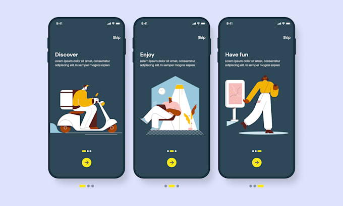 Design high converting mobile ui ux design in figma, xd by Dosbaevichtolon | Fiverr