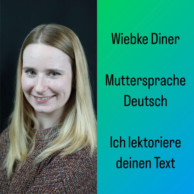 Edit your text in german by Wiebke_diner | Fiverr