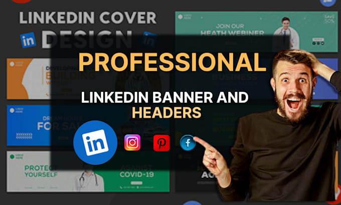 Design 5 stylish linkedin banner, cover ,header ,ads by Sfaisaldesigns ...