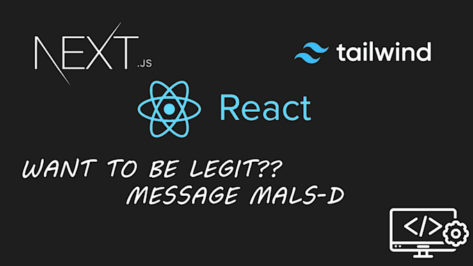 Frontend your simple idea with nextjs react and tailwind by Mals_d | Fiverr
