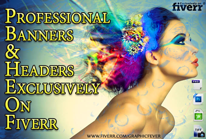 Design professional website banners or headers by Graphicfever | Fiverr