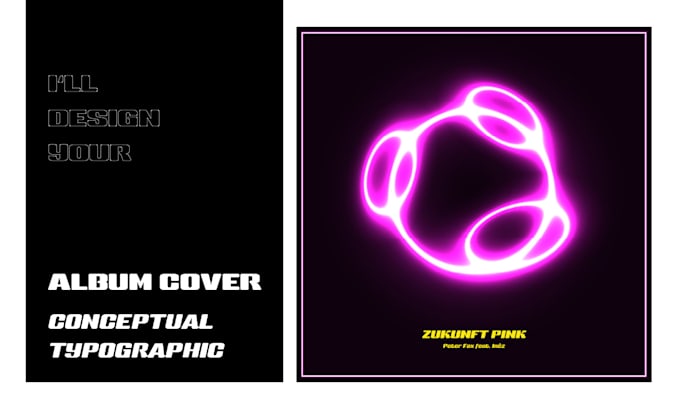 Create an conceptual and typographic album cover by Erikburdach | Fiverr