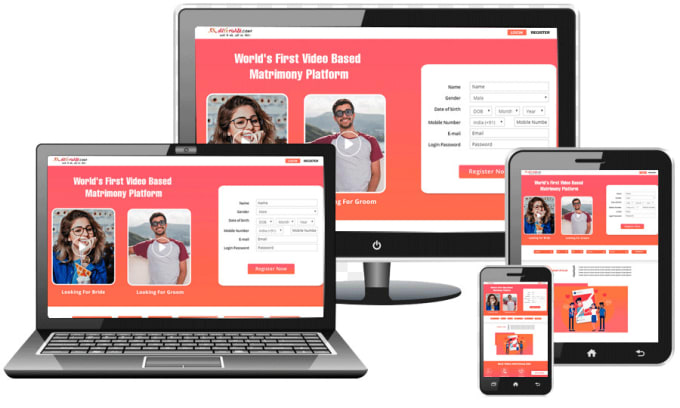 Build a responsive elegant design matrimonial website by Hamzahameed040 ... Build a responsive elegant design matrimonial website by Hamzahameed040 ...