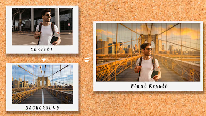 Create a simple photo composite by Miguel_marques | Fiverr