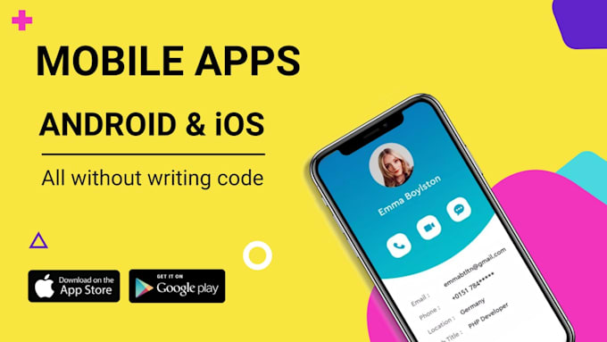 Make the mobile application for android and ios by Mazalsoft | Fiverr