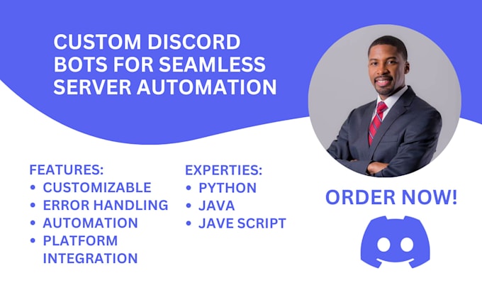 Create any custom discord bots by Ghasemyemad | Fiverr