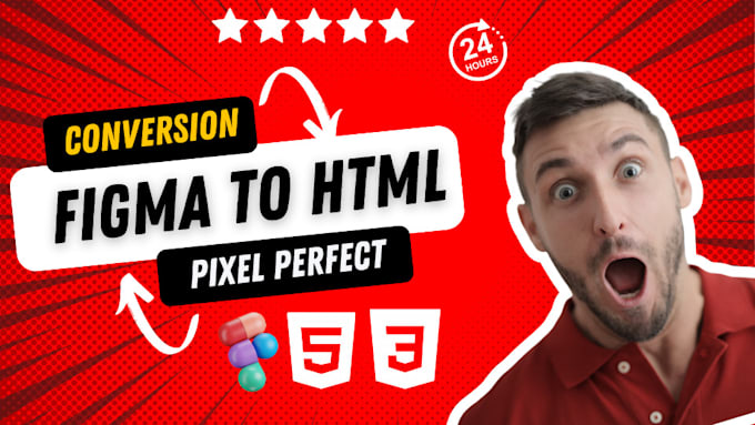 Convert figma to html css landing page by Brysahvidal | Fiverr
