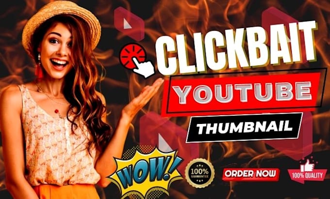 Design amazing clickbait youtube thumbnail for you by Graphop91 | Fiverr