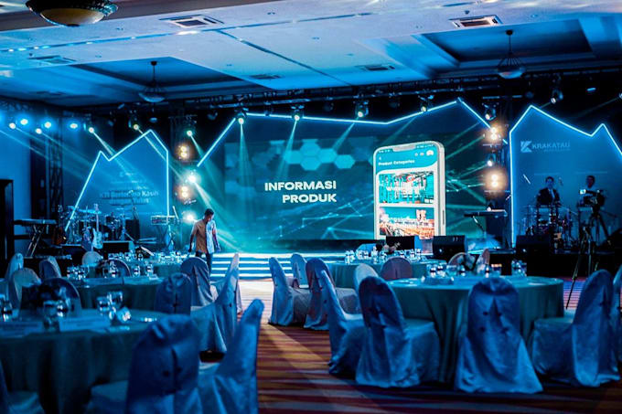 Build custom 3d stage for corporate by Masoni19 | Fiverr