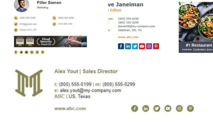 Make email signature html clickable html email signature by ... Make email signature html clickable html email signature by ...