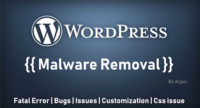 Fix hacked wordpress site or malware bugs remove in 24 hrs by ...