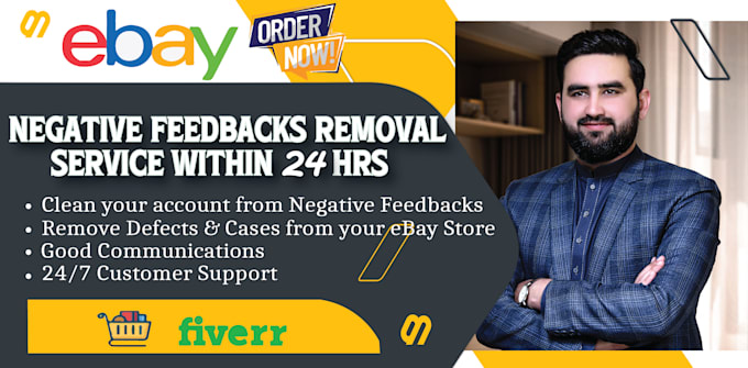 Remove ebay negative feedback, defects and cases within 1 hr by Zara803 ...