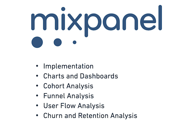 Set up mixpanel and build interactive dashboards by Naman_kashyap | Fiverr