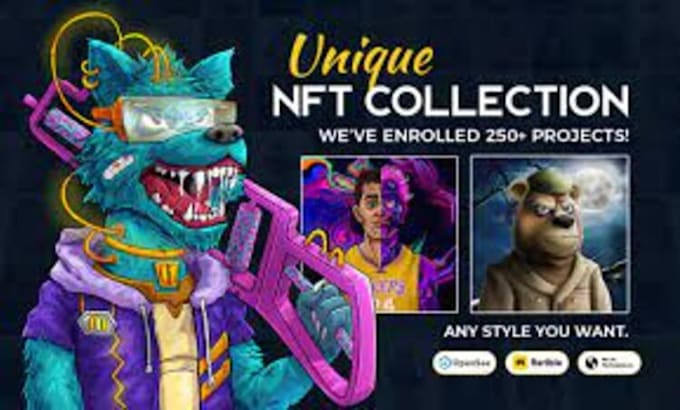 Custom nft art avatar cartoon character illustration up to 10k ...