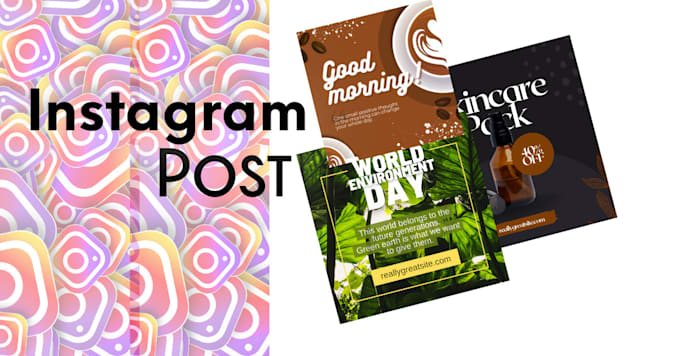 Design professional and eyecatching instagram post by Manuel_video | Fiverr