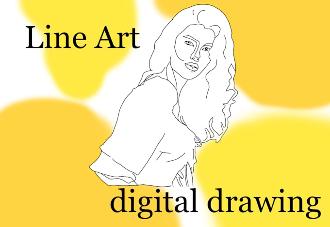 Do a digital line art based on your photo lineart by Julia1826 | Fiverr