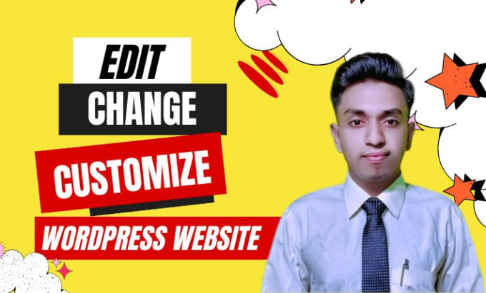 Help you edit, customize, fix, or rebuild wordpress website by Jimamun ...