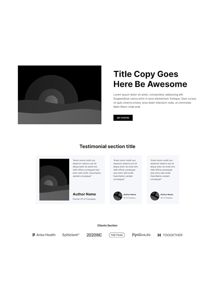 Webflow custom landing page by Lovropesut6 | Fiverr
