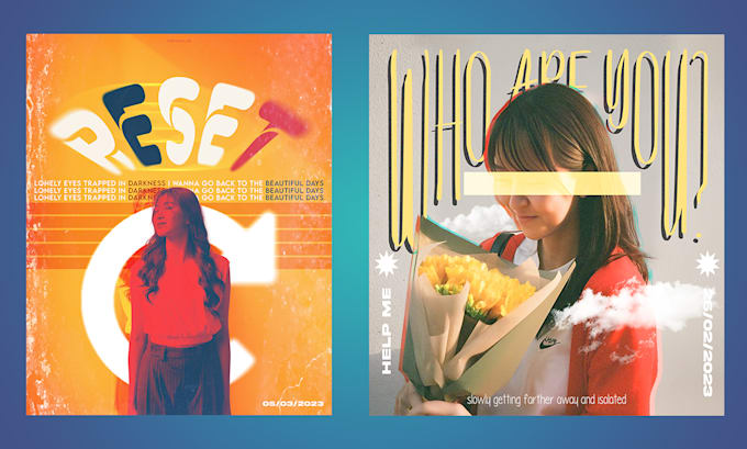 Design anti mainstream poster, album art,etc graphics by Xnezumi77 | Fiverr