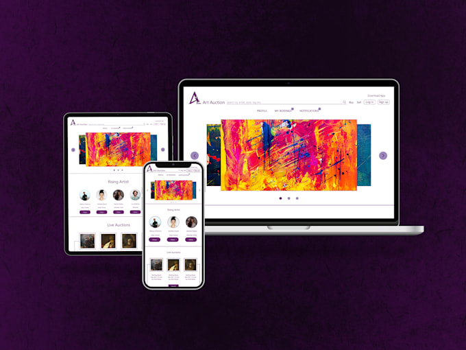 Design a creative mobile app or website uiux design in figma by Kreatika_art | Fiverr