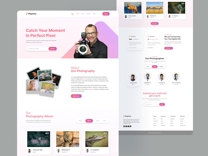 Create modern and responsive website for your company, portfolio and ...