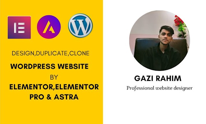 Design wordpress website using elementor or elementor pro page builder by Rahim_1101 | Fiverr