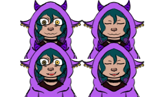 Make you a custom png tuber avatar for you by Behappymortalfo | Fiverr