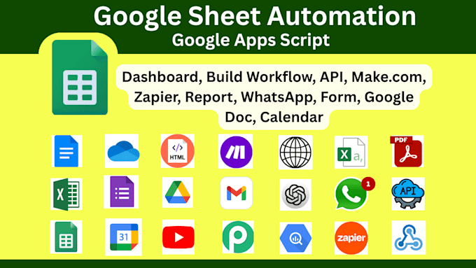 Automate google sheet, apps script, gmail, forms, sheets, drive, api by Debabrata257 | Fiverr