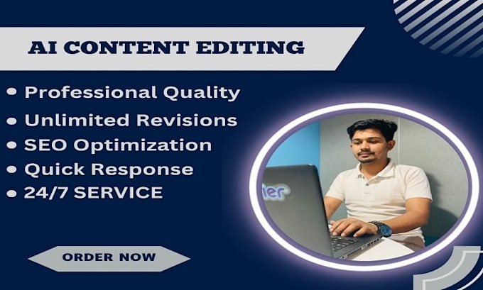 Do ai content editing and refine chatgpt content by Khorshed97 | Fiverr
