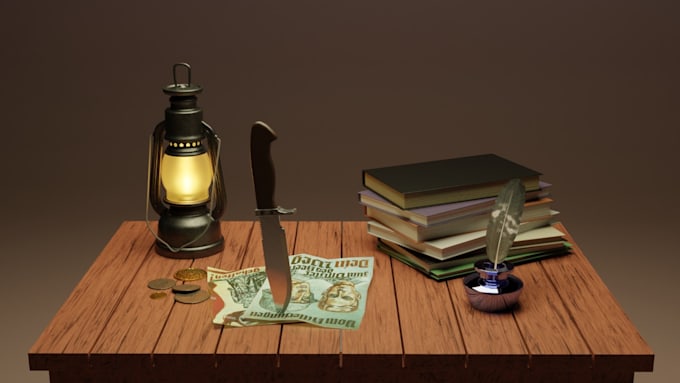 Design texture and light 3d models as you like by Faraz_mubashir | Fiverr