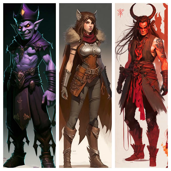 Make your character concepts a reality by Dangoindigo | Fiverr