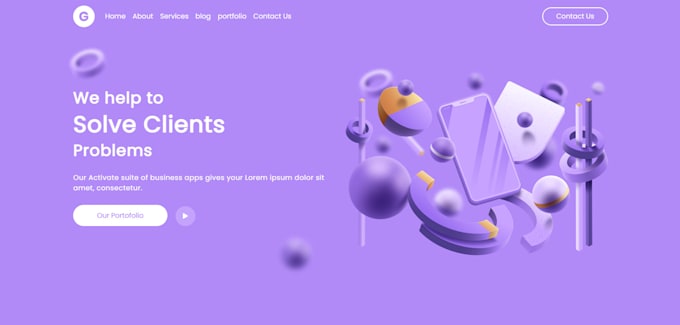 Be Your Front End Web Developer Htmlcss And Bootstrap By Mostafamoham522 Fiverr