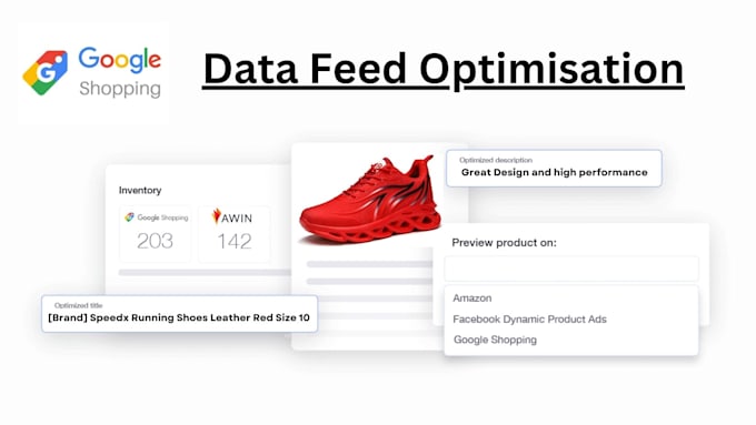 Optimise your google shopping data feed or marketing feed by Donsha1 | Fiverr