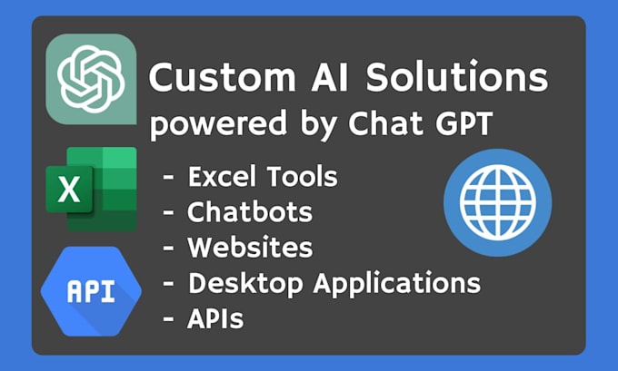 Create custom ai solutions with gpt api by Sterlingradisay | Fiverr