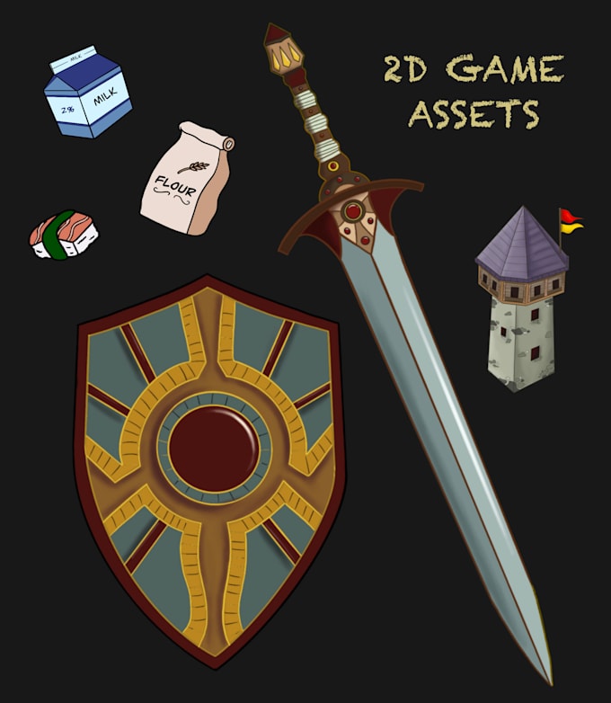 Create 2d game assets and sprites by Chillychicka | Fiverr Create 2d game assets and sprites by Chillychicka | Fiverr