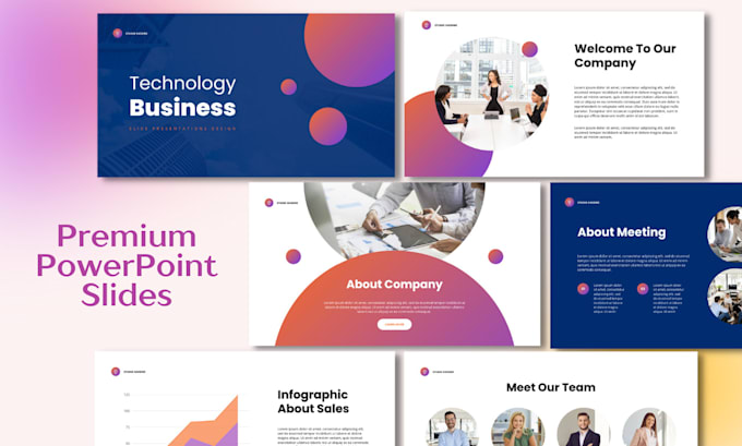 Design a premium business powerpoint presentation by Nadvisual | Fiverr