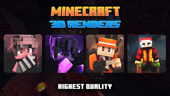 Create a rendered minecraft profile picture with your skin by ...