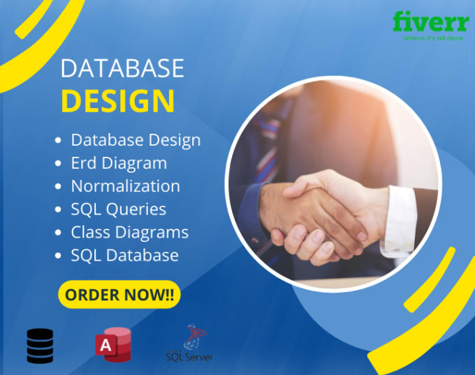 Do Database Design Erd Normalization Dbms Class Diagram Sql By Engr Fatima99 Fiverr